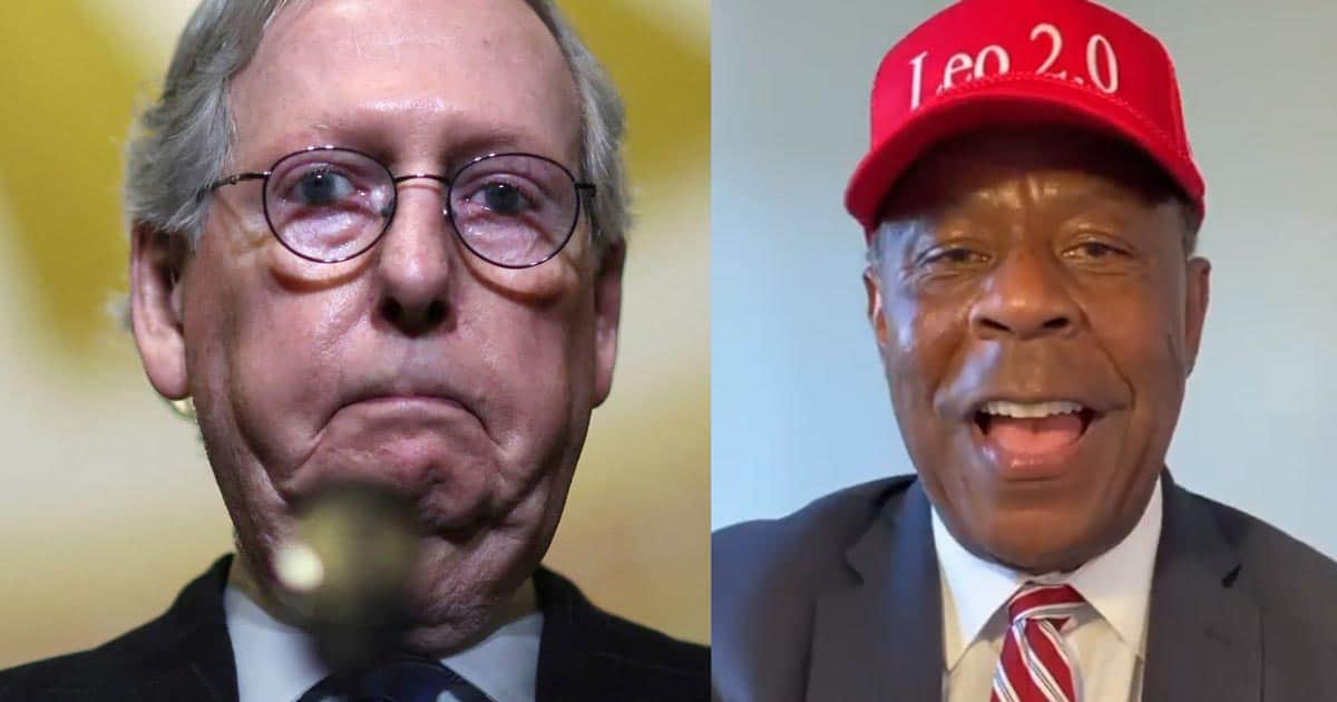 Leo Terrell Responds to Mitch McConnell Stepping Down: 'Good Riddance ...