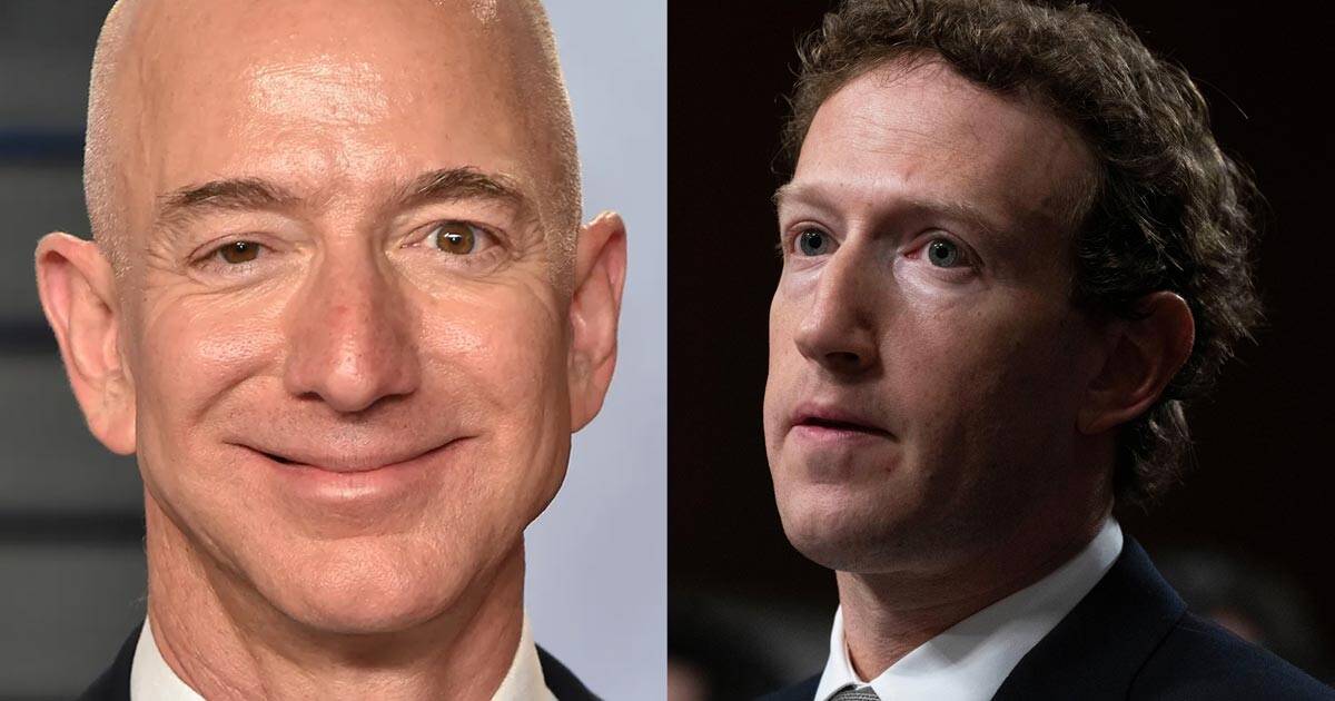 Several Wealthy Elites, Including Mark Zuckerberg and Jeff Bezos, Rush ...