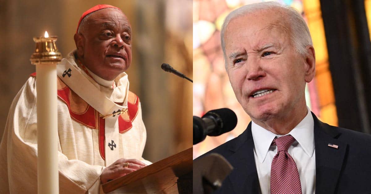 D.C Archbishop: Biden a 'Cafeteria Catholic' Who 'Picks and Chooses ...
