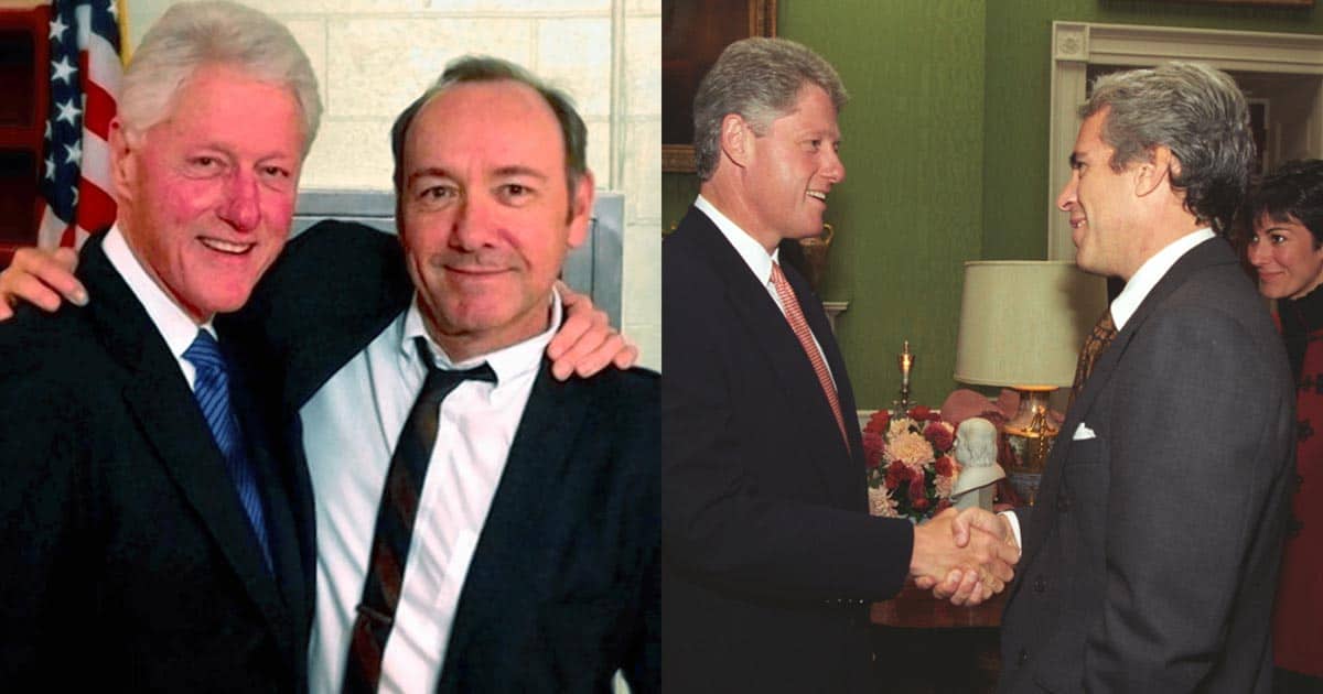 Kevin Spacey Admits Bill Clinton Traveled with 'Young Girls' on Jeffrey Epstein's Private Jet ...