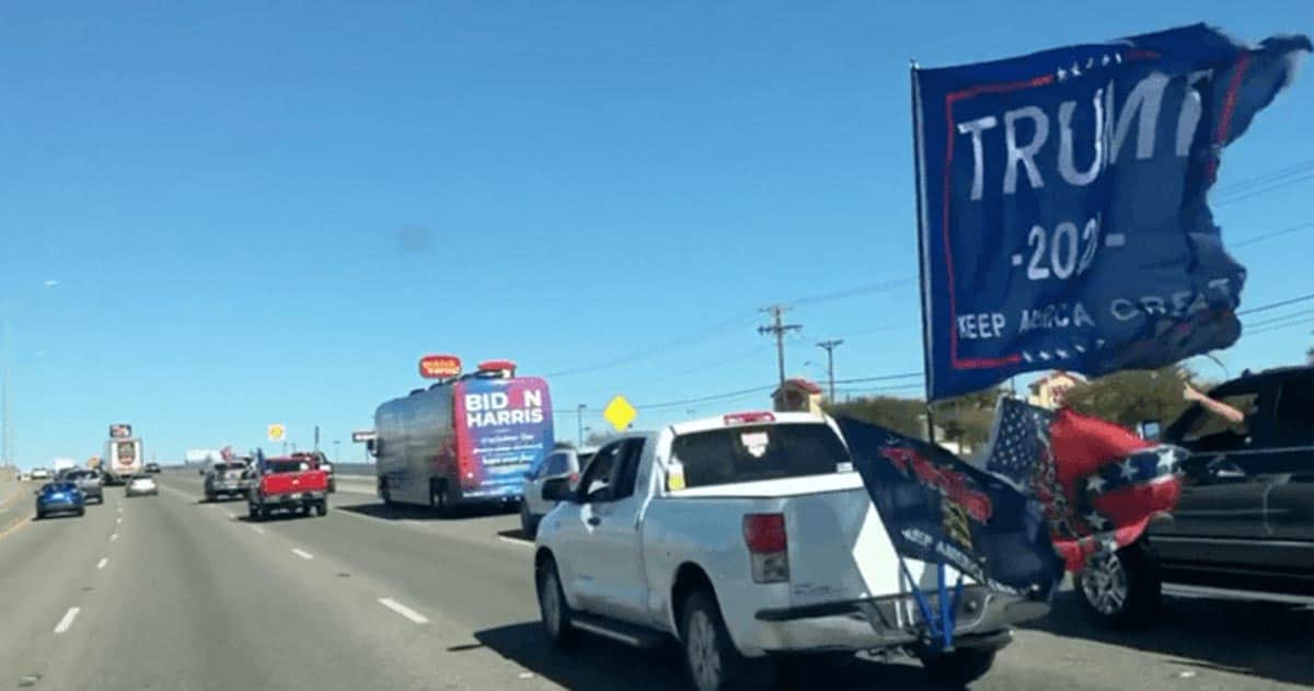 Charges Dismissed for 5 of 6 Accused in 'Trump Train' Caravan Protest ...