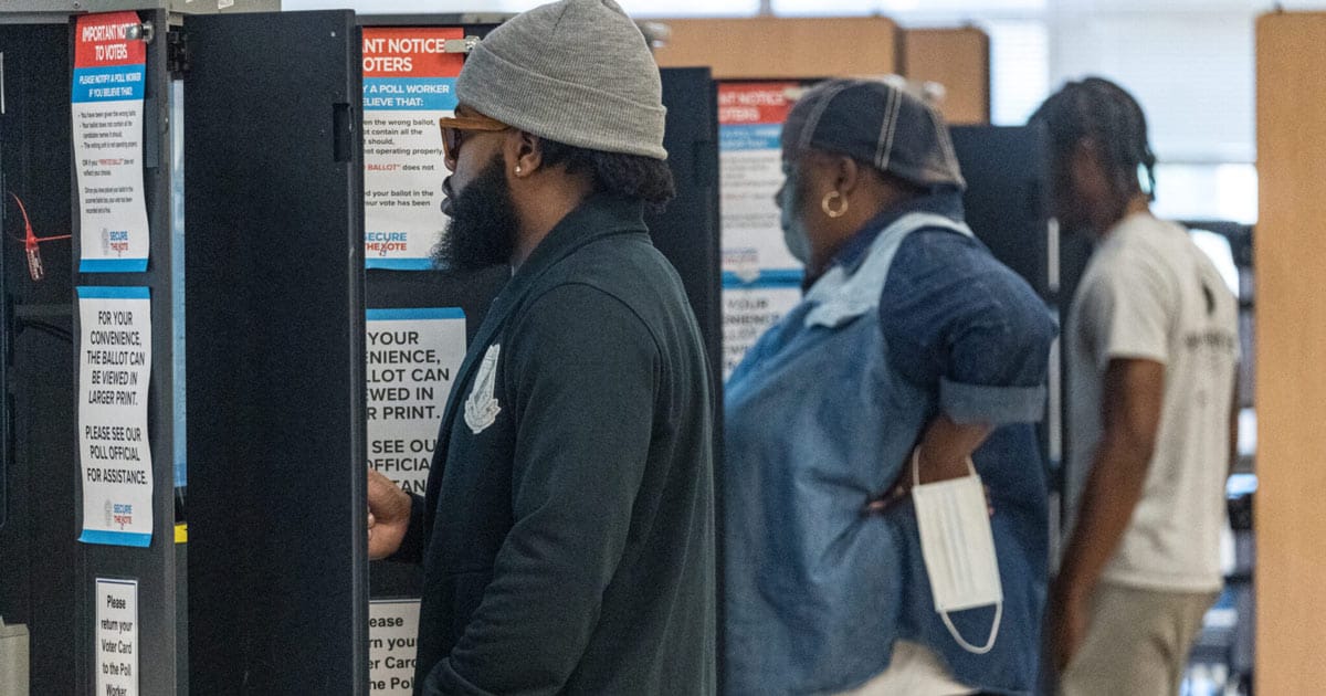 Georgia Breaks Early Voting Record Despite 'Jim Crow' Election laws ...