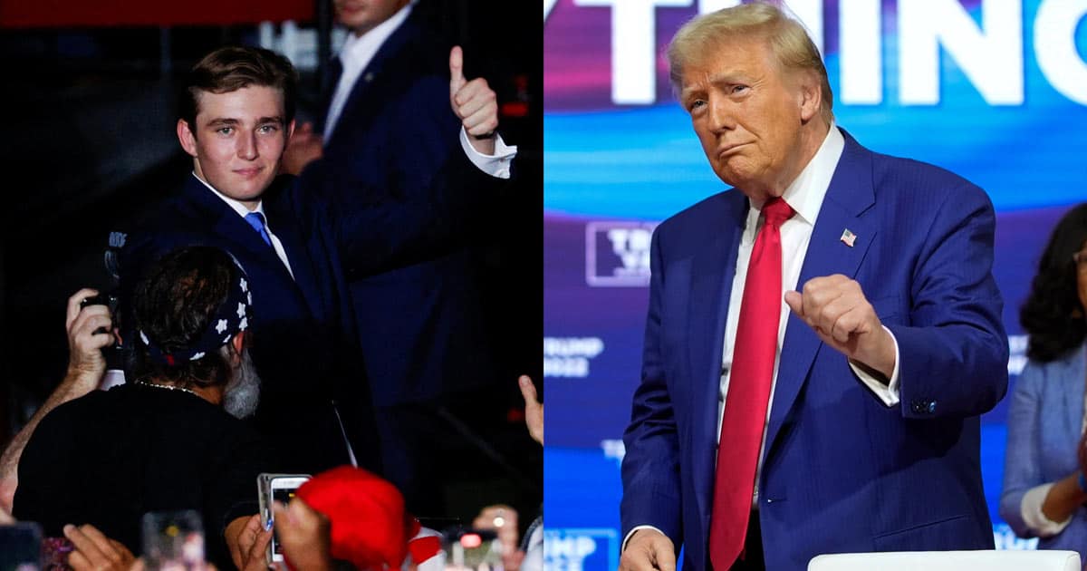 Conservatively Speaking : Barron Trump Credited as ‘Cool’ Father’s ...