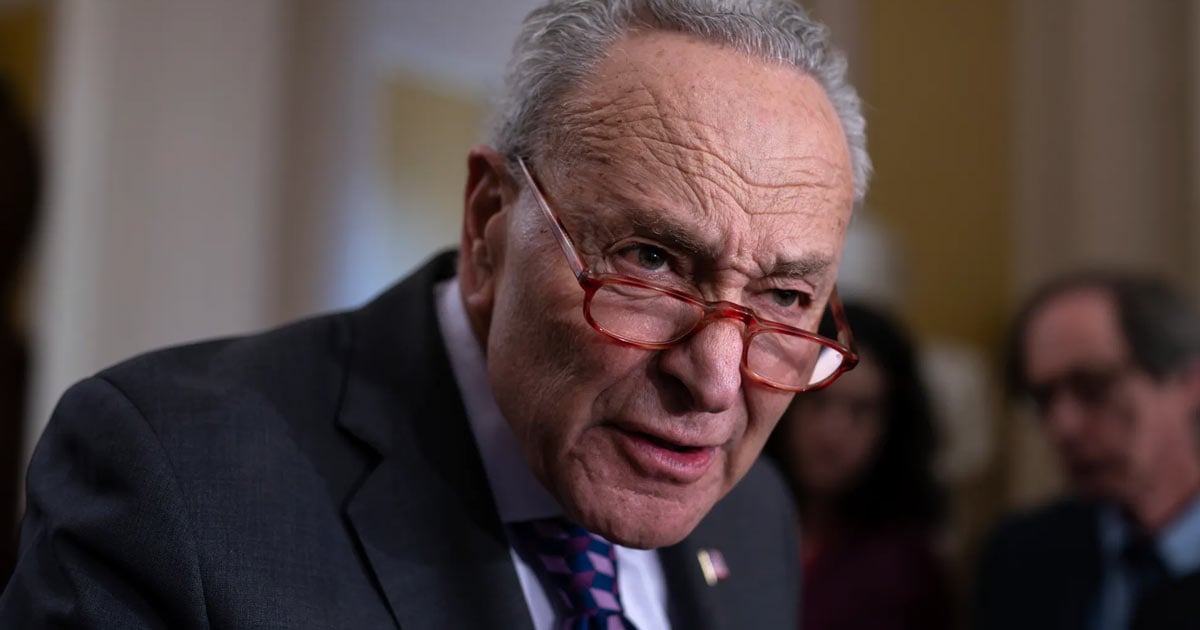 Chuck Schumer Under Investigation for Threatening Supreme Court ...