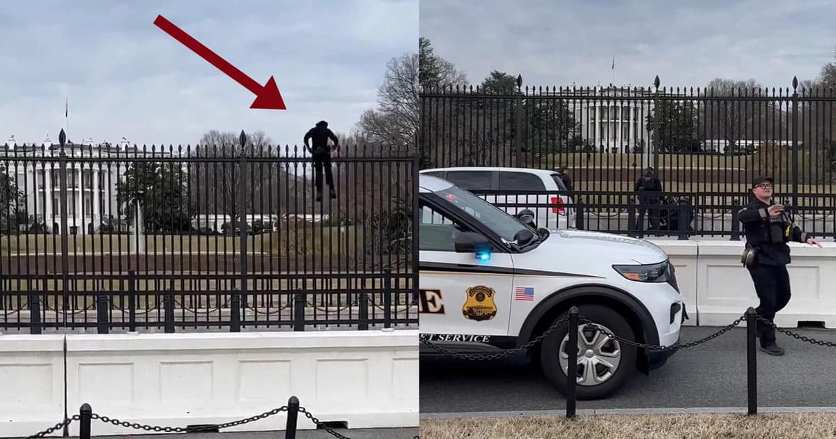 White House Intruder Swarmed by Secret Service After Scaling Fence ...