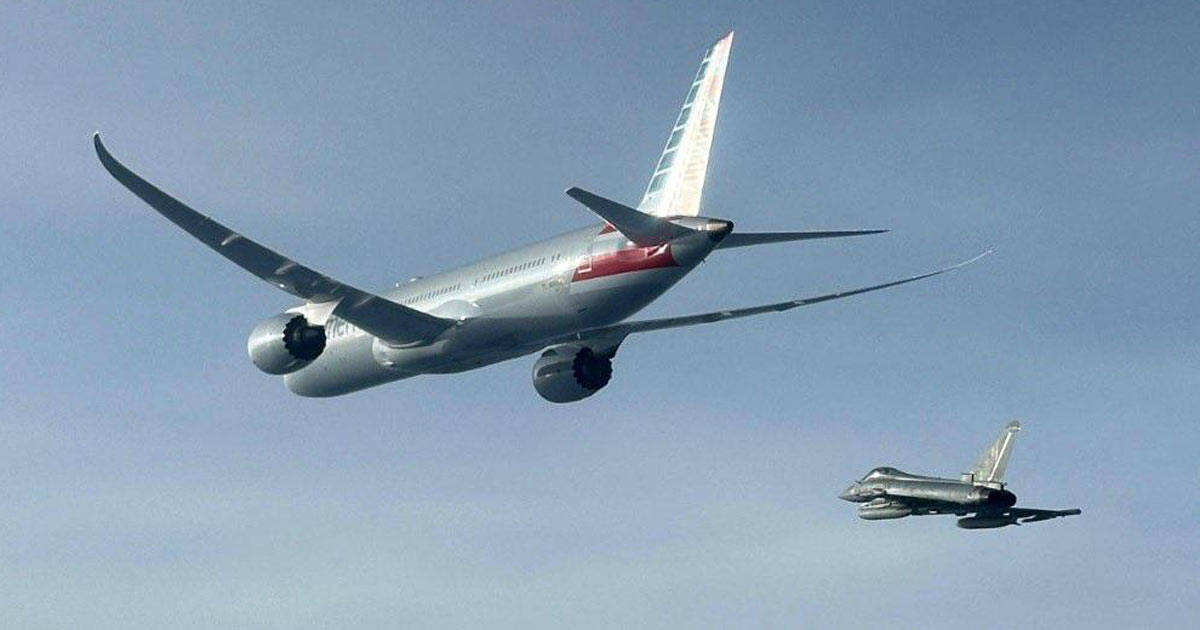 American Airlines Flight Escorted by Fighter Jets After Security Threat ...