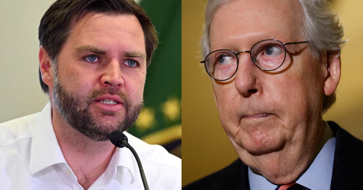JD Vance Slams Mitch McConnell for Voting Against Trump Nominee - Slay News
