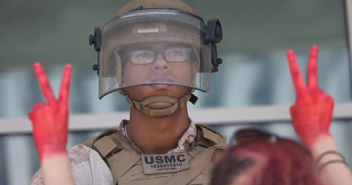 Pentagon Withdraws 700 Marines from Los Angeles After Violent Rioting ...
