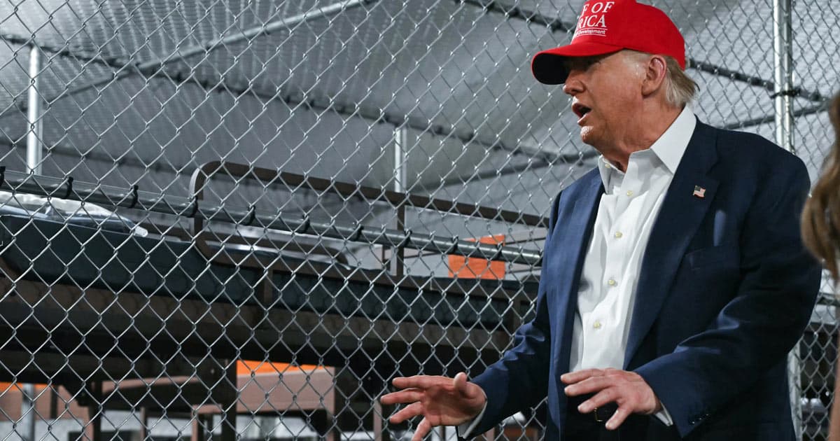 Trump: 'The Only Way Out' of 'Alligator Alcatraz' Is 'Deportation ...