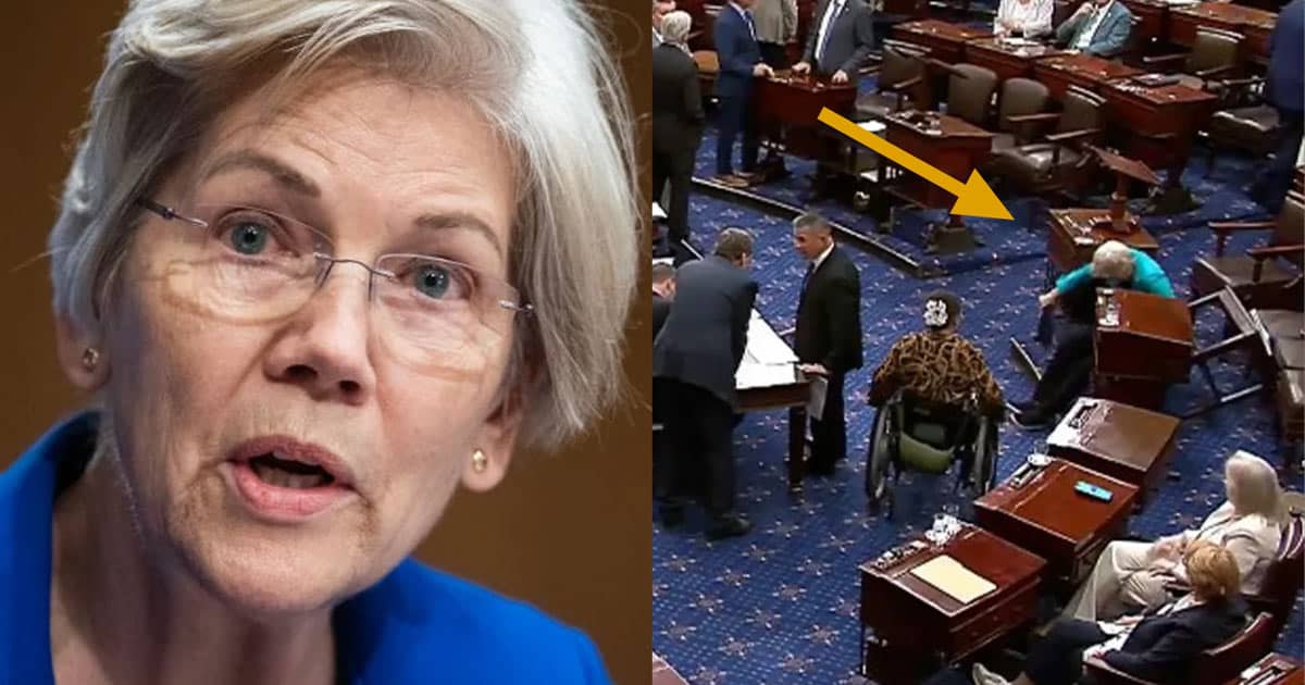Video Shows Democrat Elizabeth Warren Suffering Nasty Fall on Senate ...