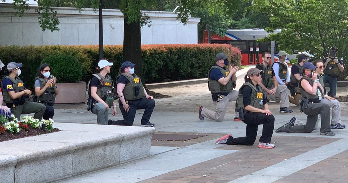 FBI Fires Agents Seen Kneeling at Black Lives Matter Protest in 2020 ...