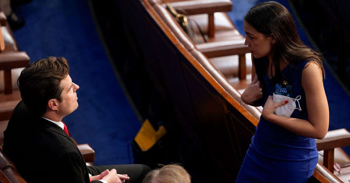 Tucker Carlson Grills Matt Gaetz on AOC Romance Rumors - Slay News