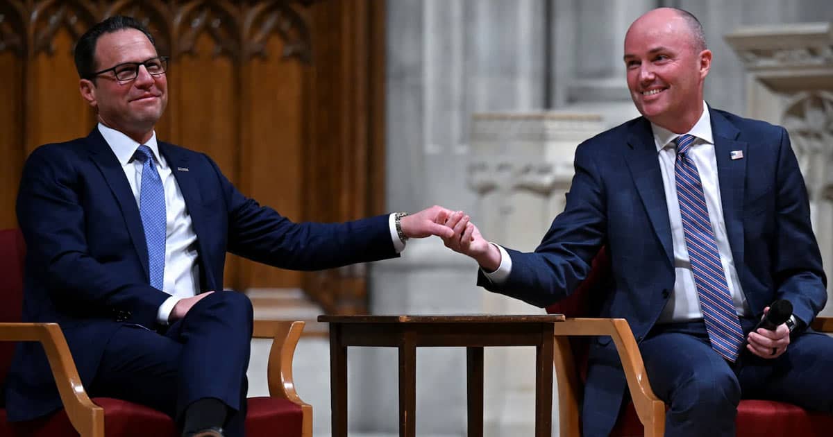 GOP Governor Triggers Outrage by ‘Endorsing’ Democrat Gov Josh Shapiro for President - Slay News