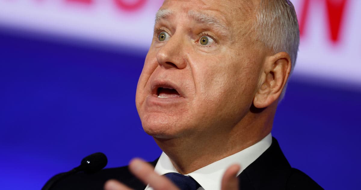 Tim Walz Complains People Are Yelling 'Retard' Outside His House: 'This ...